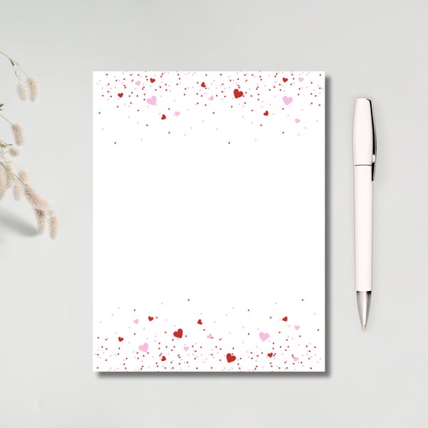 Heart Notepad - Etsy