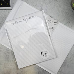 Personalized Notepad | Choose Different Fonts for Women's & Men's ...