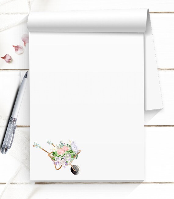 Simple Writing Pad Lined Notepad or Unlined Notepad Cute 8.5 X | Etsy