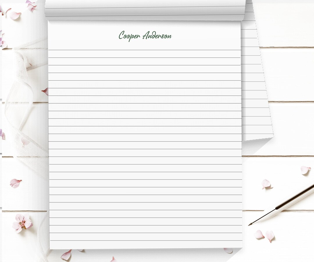 Writing Paper Tear-off Notepad Makes a Nice Gift for a Co-worker With ...