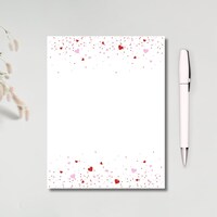 Love Lips Post-it® Note Pads - Designer - Watercolor, Pink Red Lipstick ...