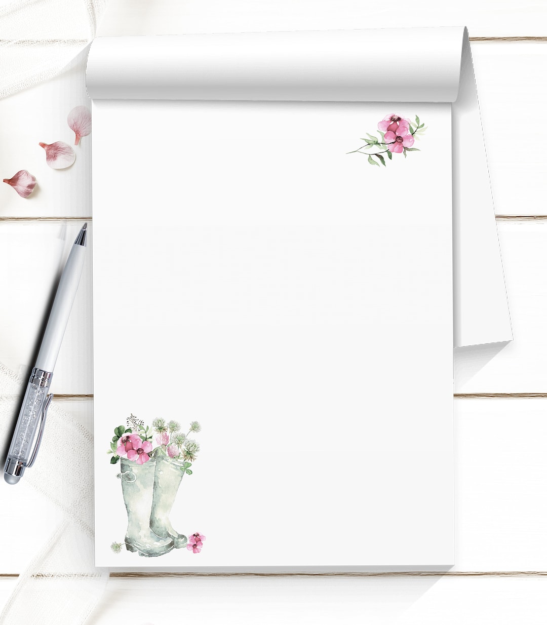 Minimalist Notepad Lined or Blank Custom Notepad Perfect Girls Notepad ...