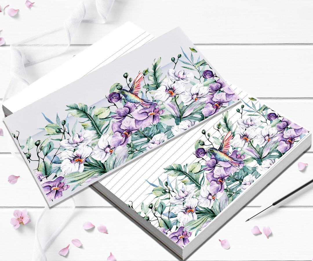 Large Stationery Set These Notepads Measure 8 X 10 or 8.5x11 With ...