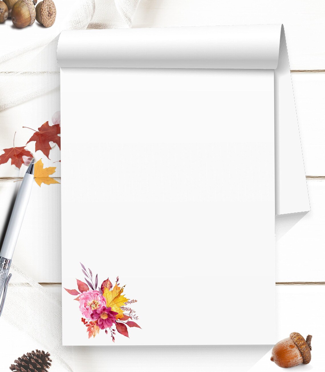 A Pretty Simple Fall Notepad Would Make a Sweet Housewarming Gift or ...