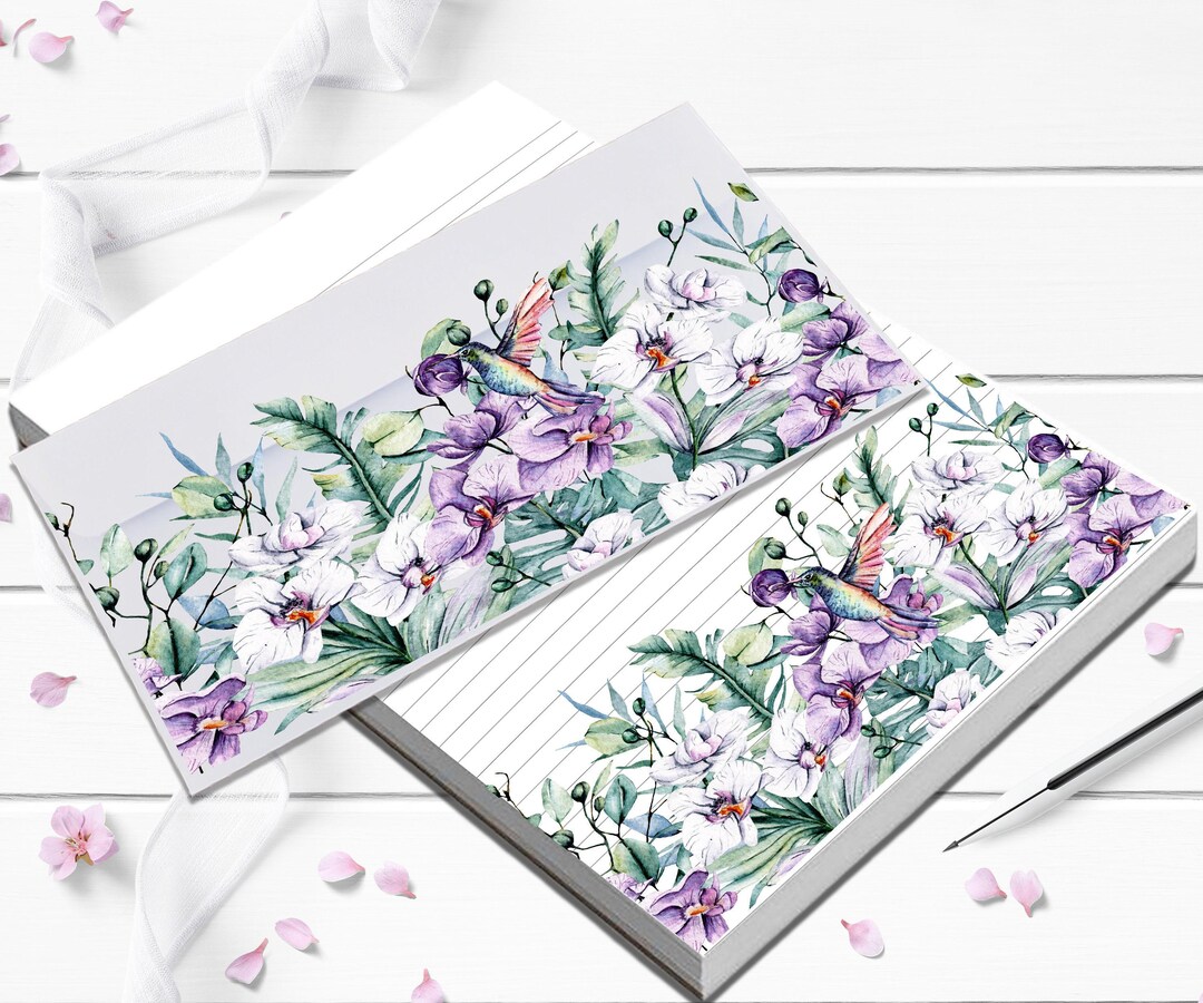 Large Stationery Set These Notepads Measure 8 X 10 or 8.5x11 With ...