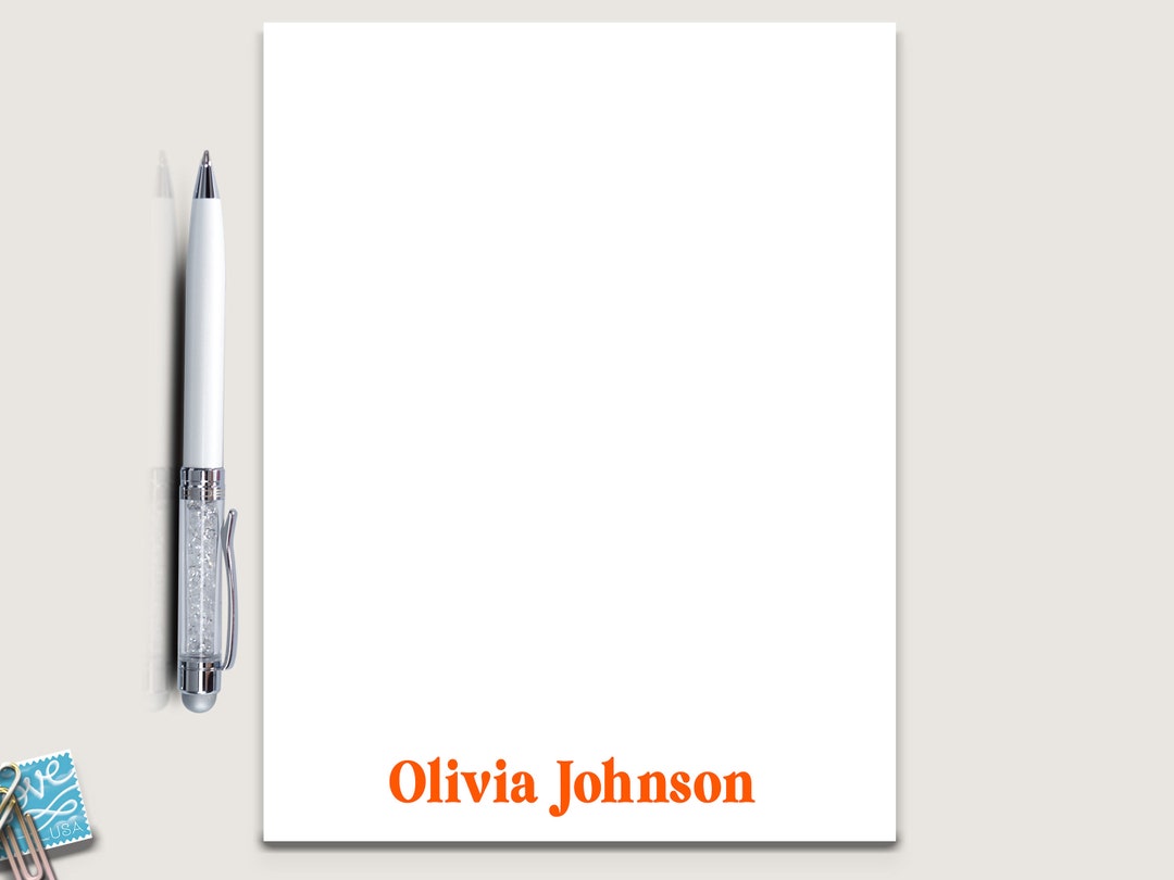 Custom Notepad Lined Paper for Daily to -do List Personalized Scratch ...