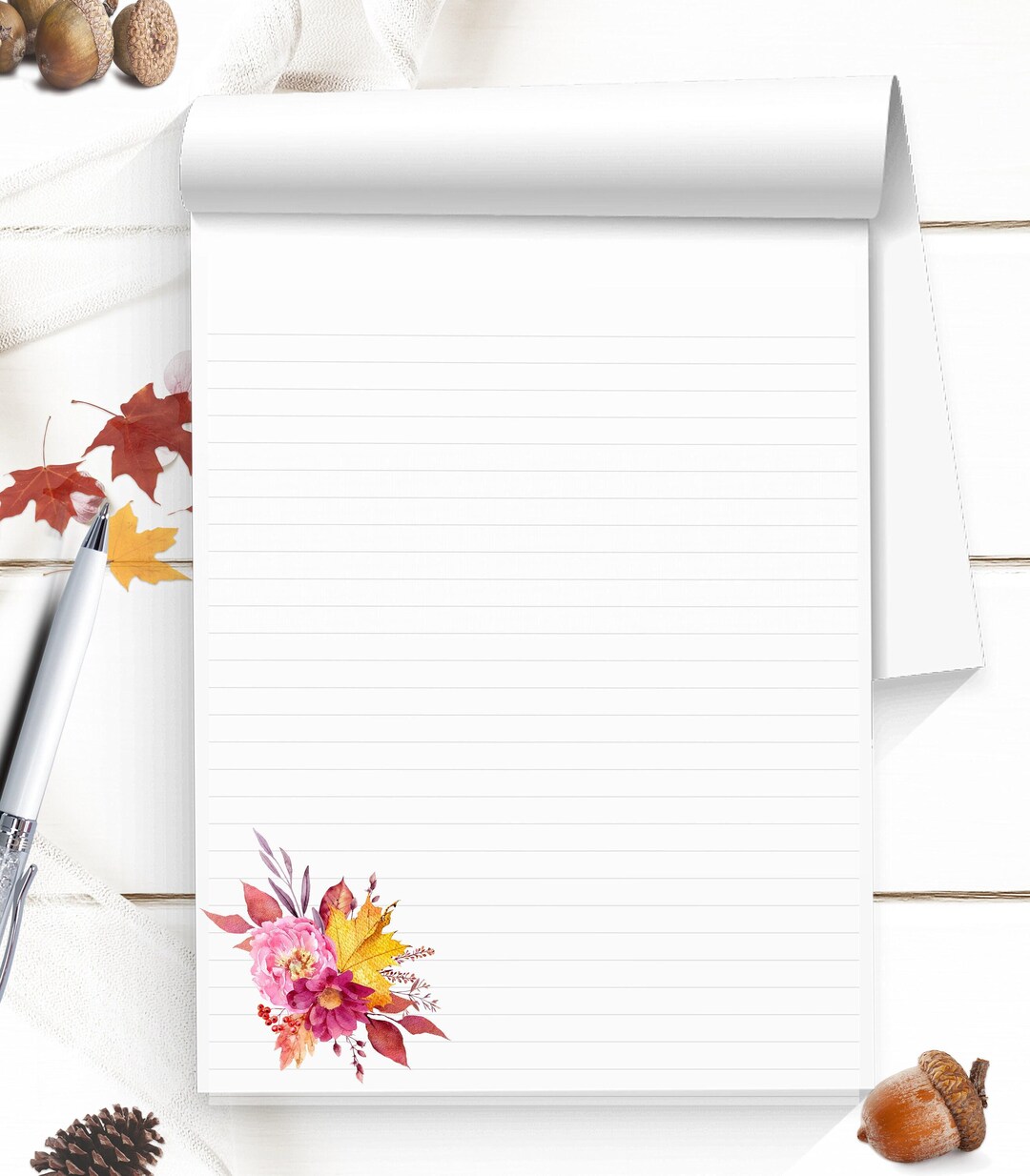 A Pretty Simple Fall Notepad Would Make a Sweet Housewarming Gift or ...