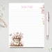 Fall Notepad Simple Fall Letter Writing Paper Gift for Mom Thank You ...