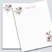 Beautiful Watercolor Lilies Flowers Lined Notepad With 40 or 80 Sheets ...