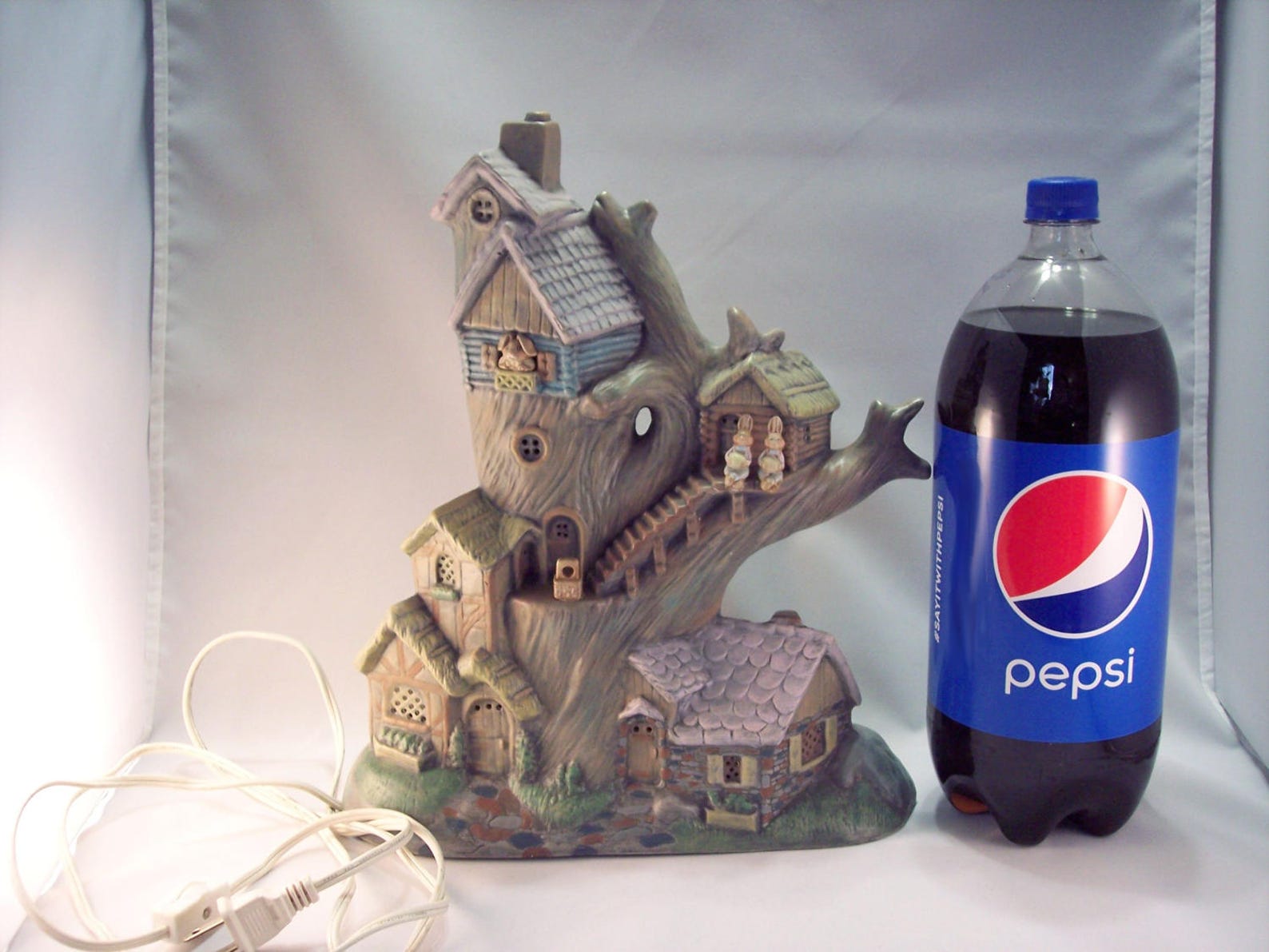 Vintage Hand Painted Ceramic Easter Light up Tree With Easter - Etsy