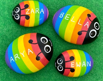 Painted Pebble | Etsy