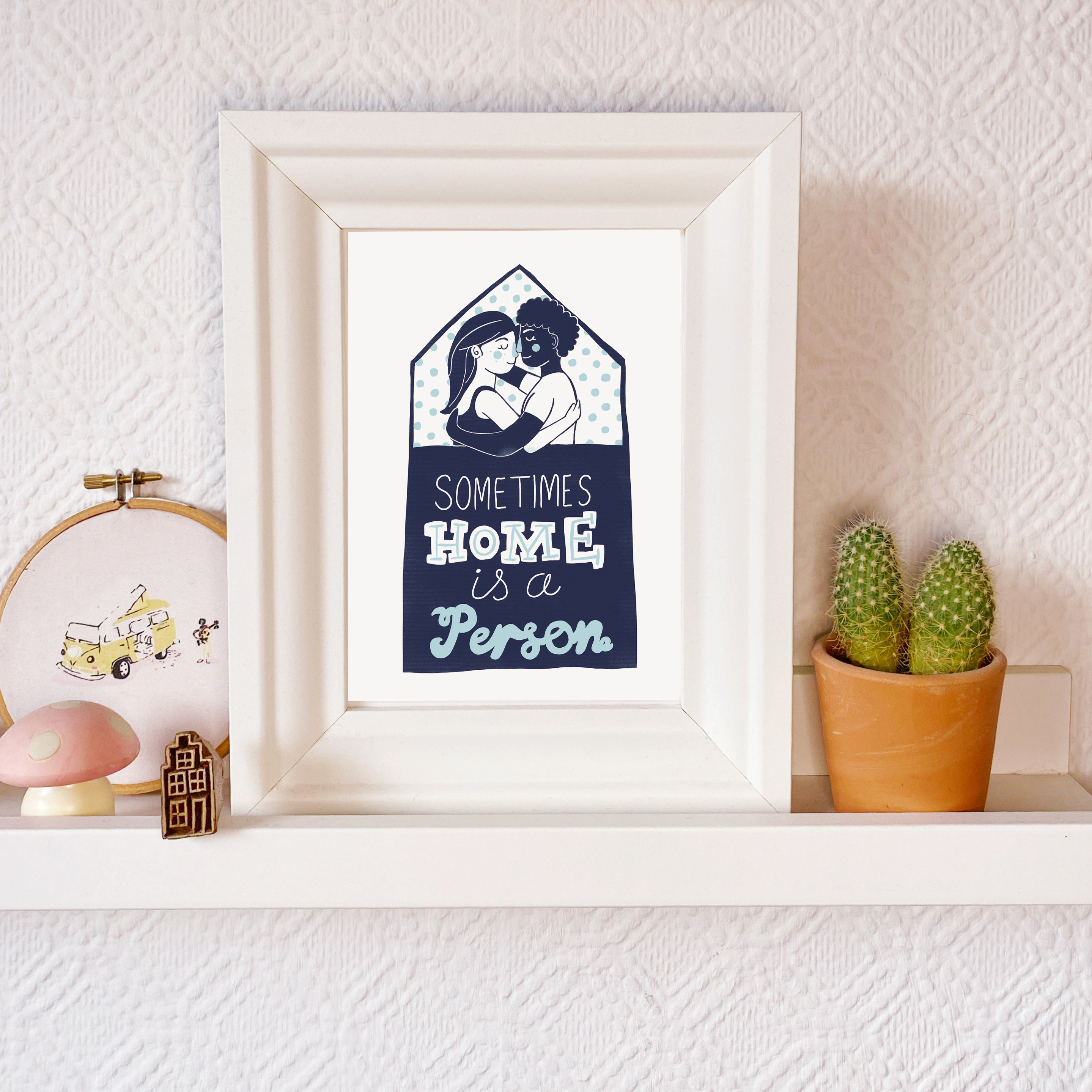 Sometimes Home is a Person | Etsy