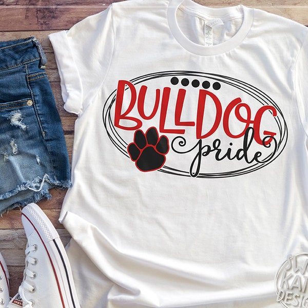 Bulldog Svg - Etsy