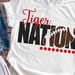 Tiger Nation Football SVG Dxf Eps PNG Scrapbook Die Cut - Etsy
