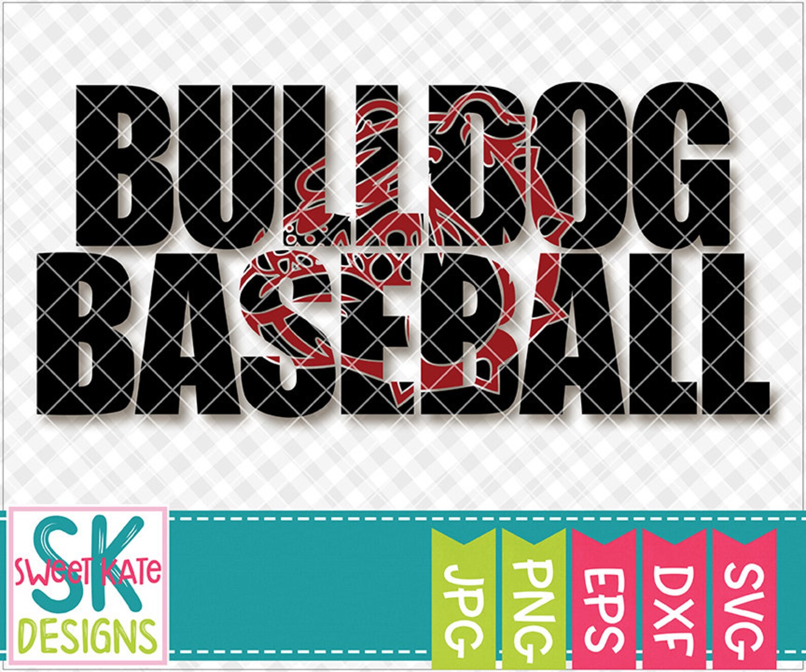 Bulldog Baseball SVG Dxf Eps JPG PNG Htv Cricut Cut | Etsy
