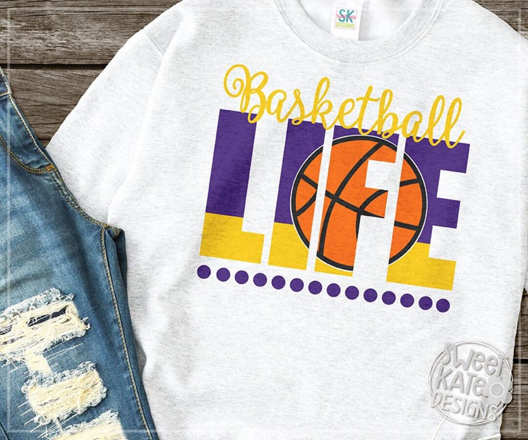 Basketball Life, Basketball SVG, Dxf, Eps, JPG, PNG, Scrapbook, Die Cut ...