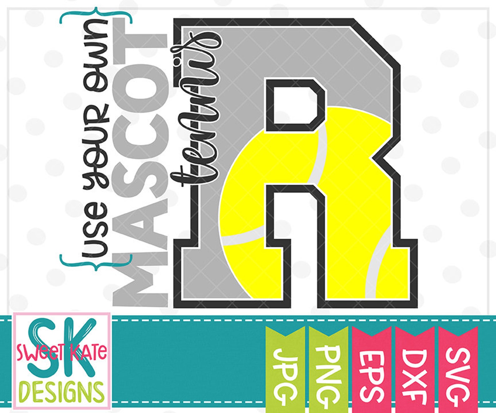 YOUR OWN Mascot R SVG Bundle Football Soccer Volleyball - Etsy