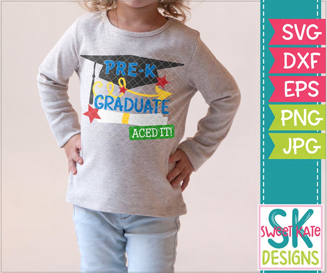 Pre-k Graduate SVG Prek PNG School scrapbook Die Cut Heat | Etsy