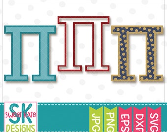 Greek Letters & Background Graphic Files for Cutting Machines - Etsy