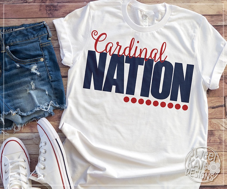 Cardinal Nation svg cardinals SVG dxf jpg EPS png Heat | Etsy