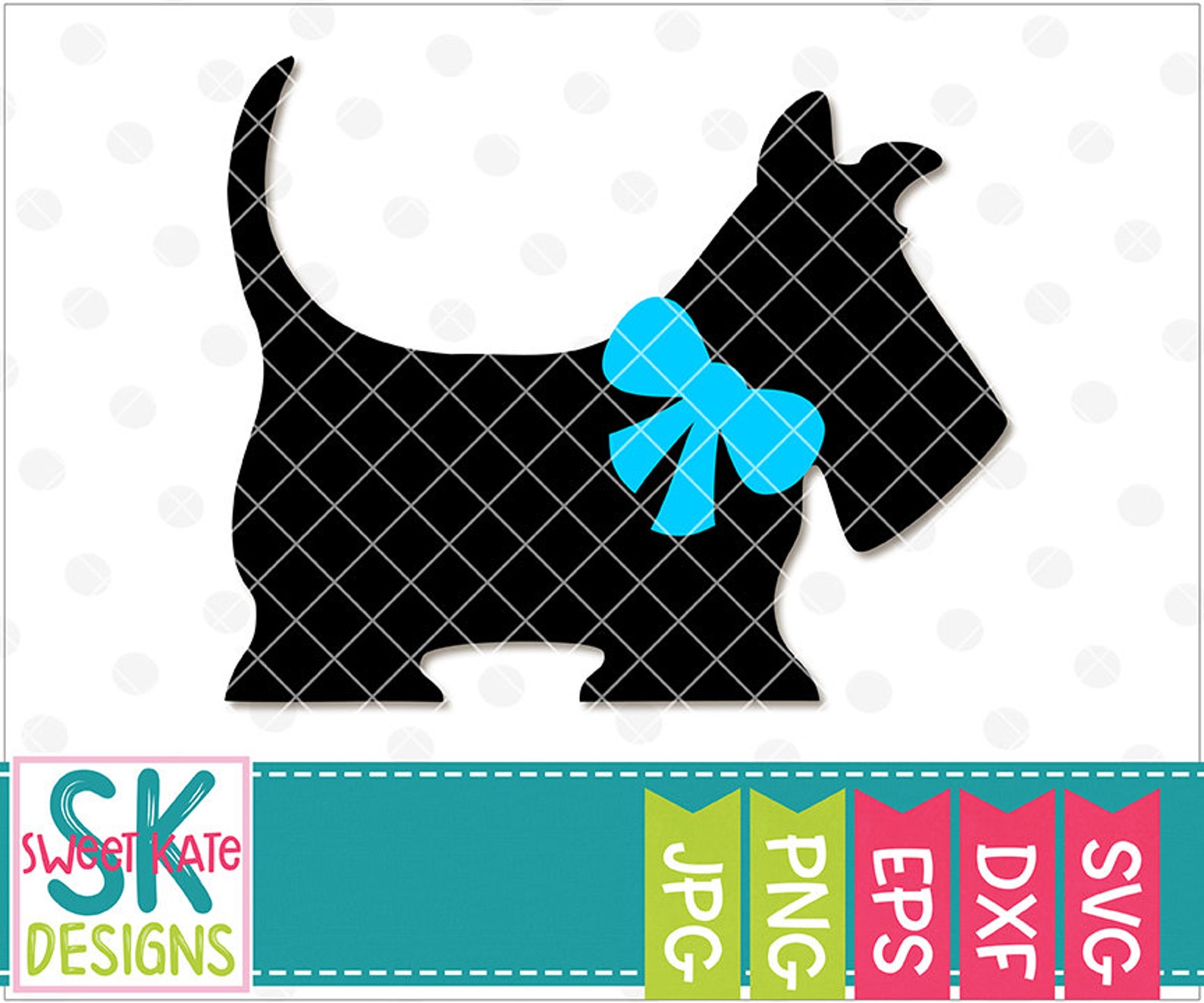 Scotty Dog Svg Scottish Terrier Svg Dxf Eps Png Clip Art - Etsy