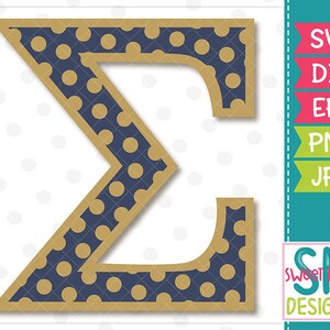 Greek Alphabet SVG, Sigma Svg, Dxf, Eps, Jpg, Png, Scrapbook, Die Cut ...