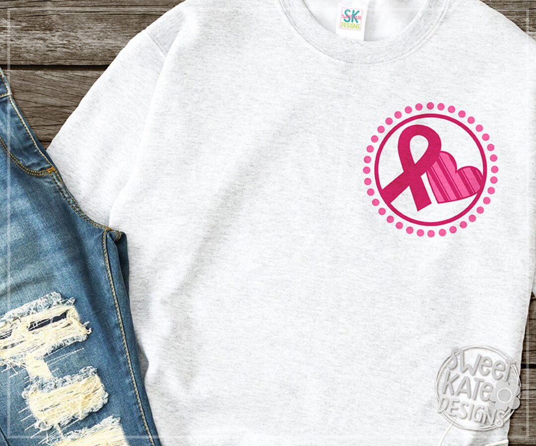 Pink, Breast Cancer, Awareness Ribbon, Heart, Svg, Dxf, Eps, Png, JPG ...