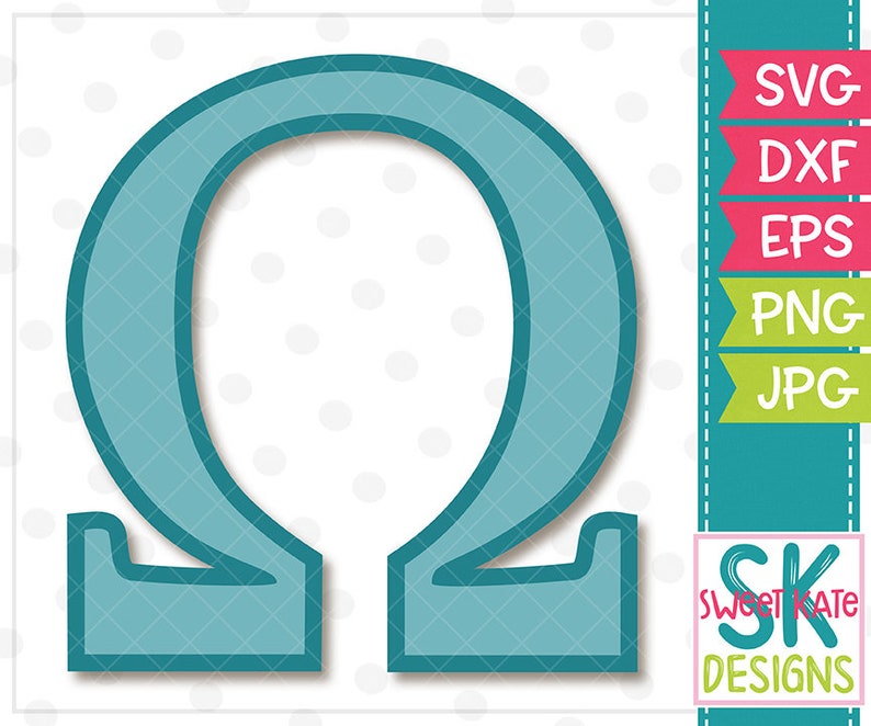 Greek Alphabet SVG omega svg dxf eps png jpg scrapbook | Etsy