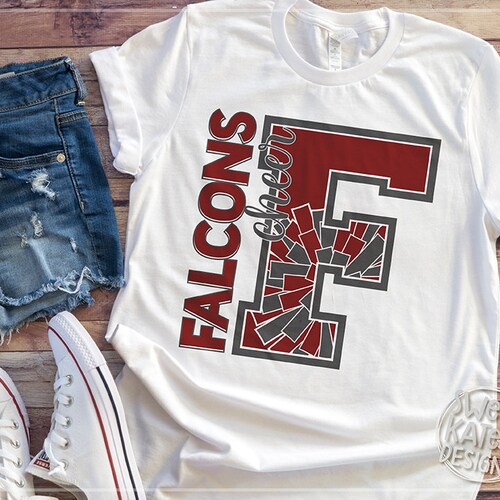 Falcons Svg Cheer SVG Dxf Eps JPG PNG Htv Clip Art - Etsy