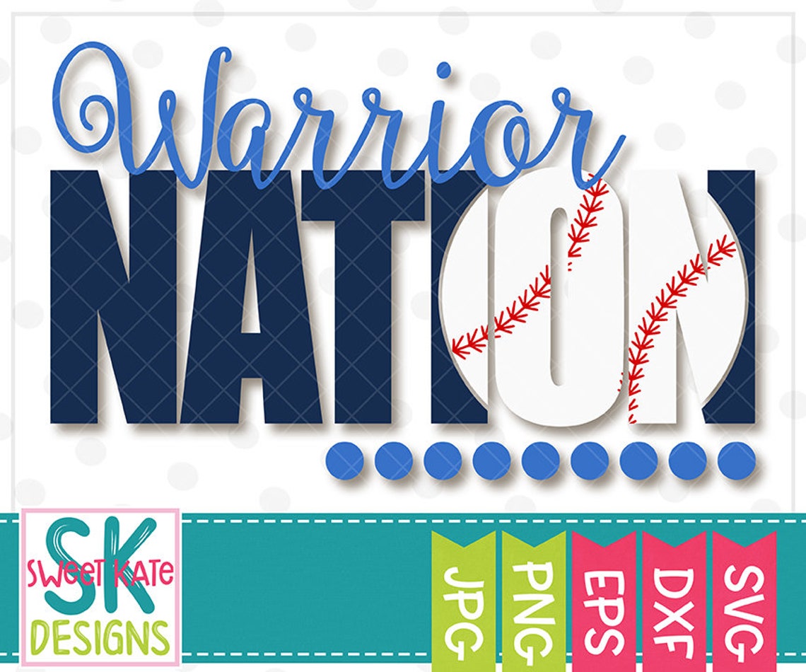 Warrior Nation SVG Bundle Football Soccer Volleyball - Etsy