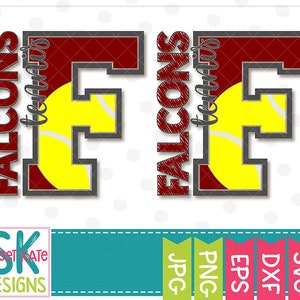 Falcons Svg Tennis SVG Dxf Eps JPG PNG Htv Clip Art - Etsy