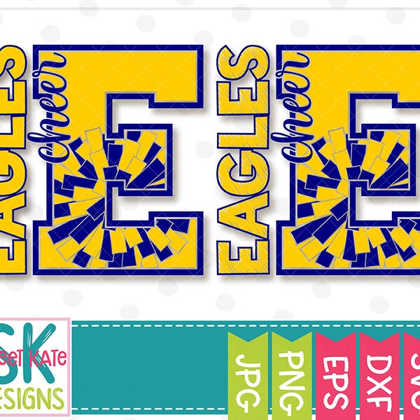 Eagles Cheerleading Svg - Etsy