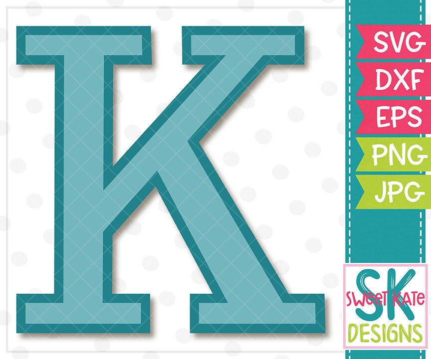 Greek Alphabet SVG Kappa SVG Dxf Eps JPG Png Scrapbook - Etsy