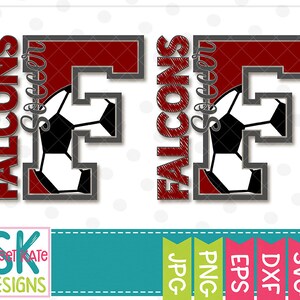 Falcons Svg, Soccer SVG, Dxf, Eps, JPG, PNG, Htv, Clip Art, Falcon ...