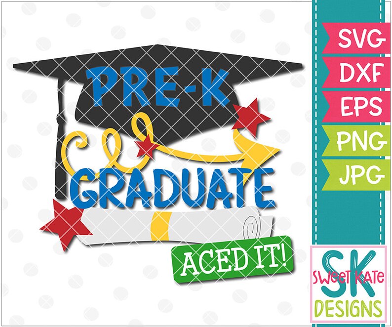 Pre-k Graduate SVG Prek PNG School scrapbook Die Cut Heat - Etsy