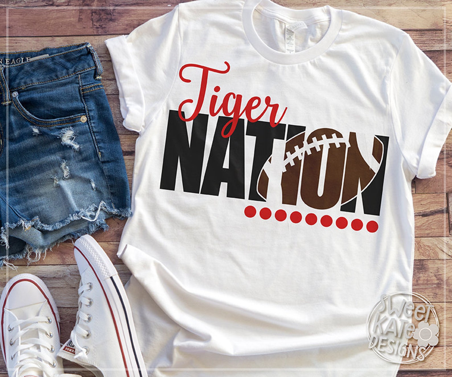 Tiger Nation Football SVG Dxf Eps PNG Scrapbook Die Cut - Etsy