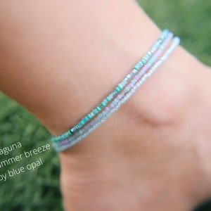 Seed Beaded Anklets - Etsy