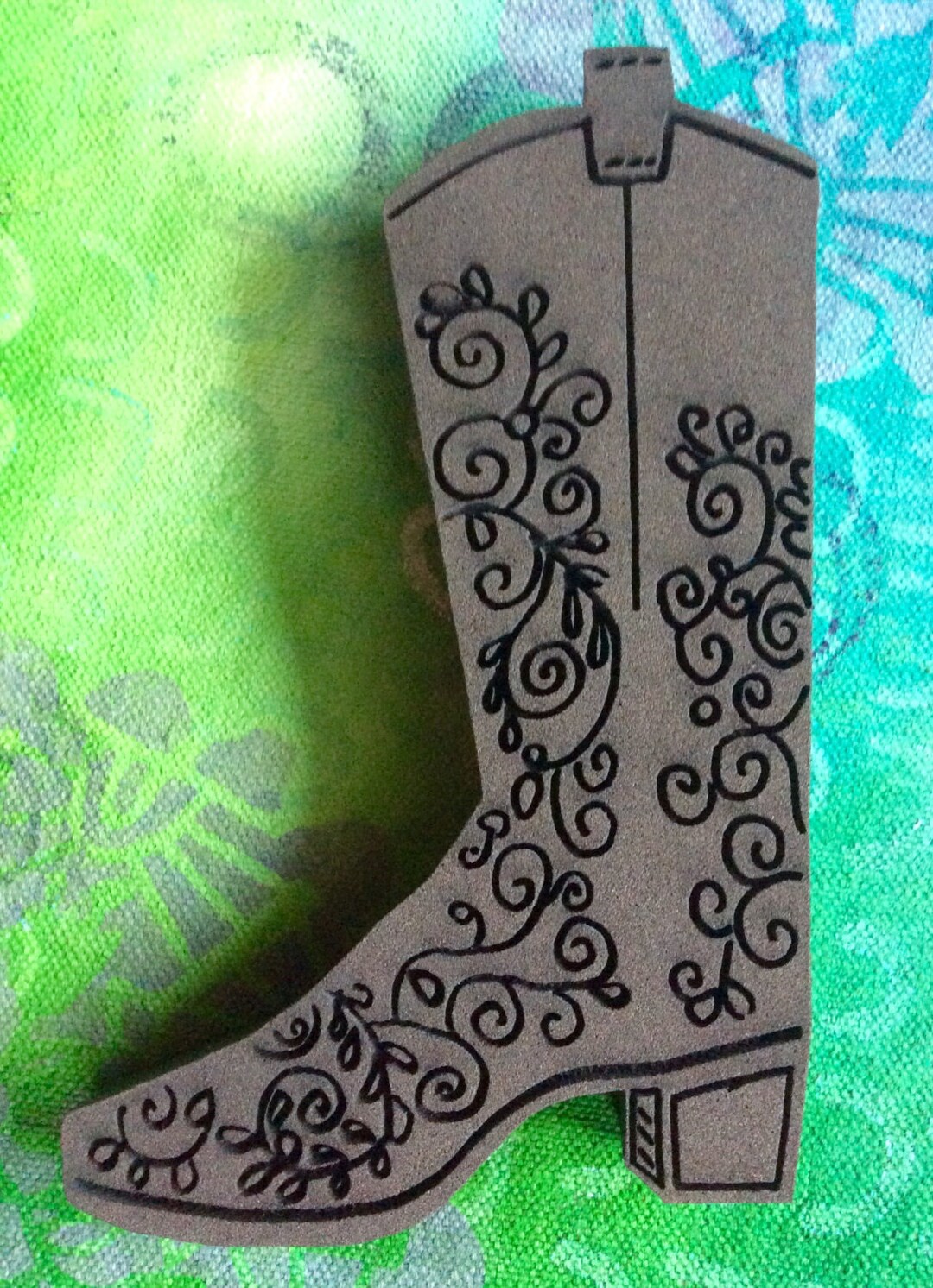 Cowboy Boot Stamp, Western Party Decor, Western Party Invitation ...