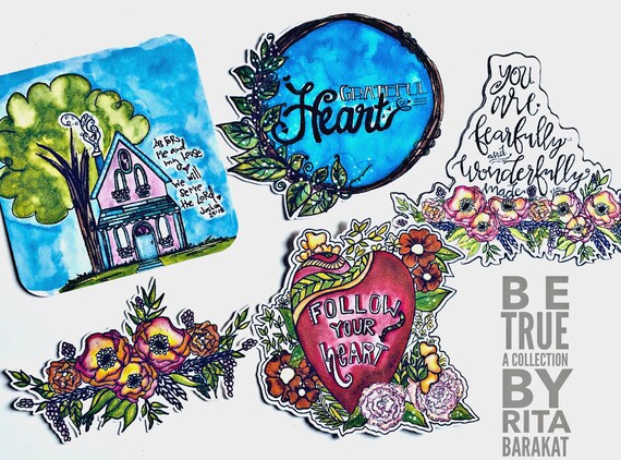 Be True a die cut collection planners stationery | Etsy