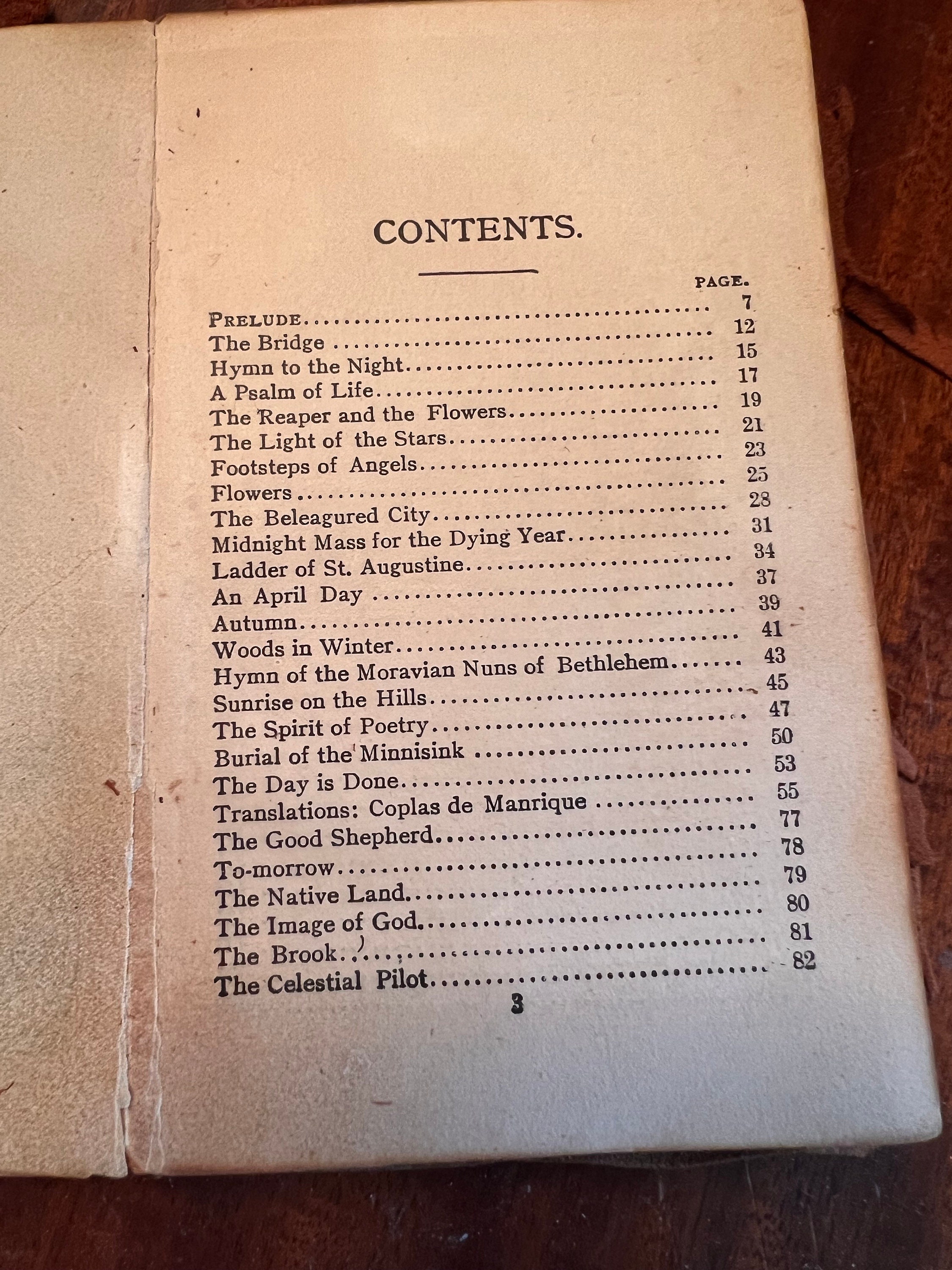 Antique Longfellow Poem Book - Etsy