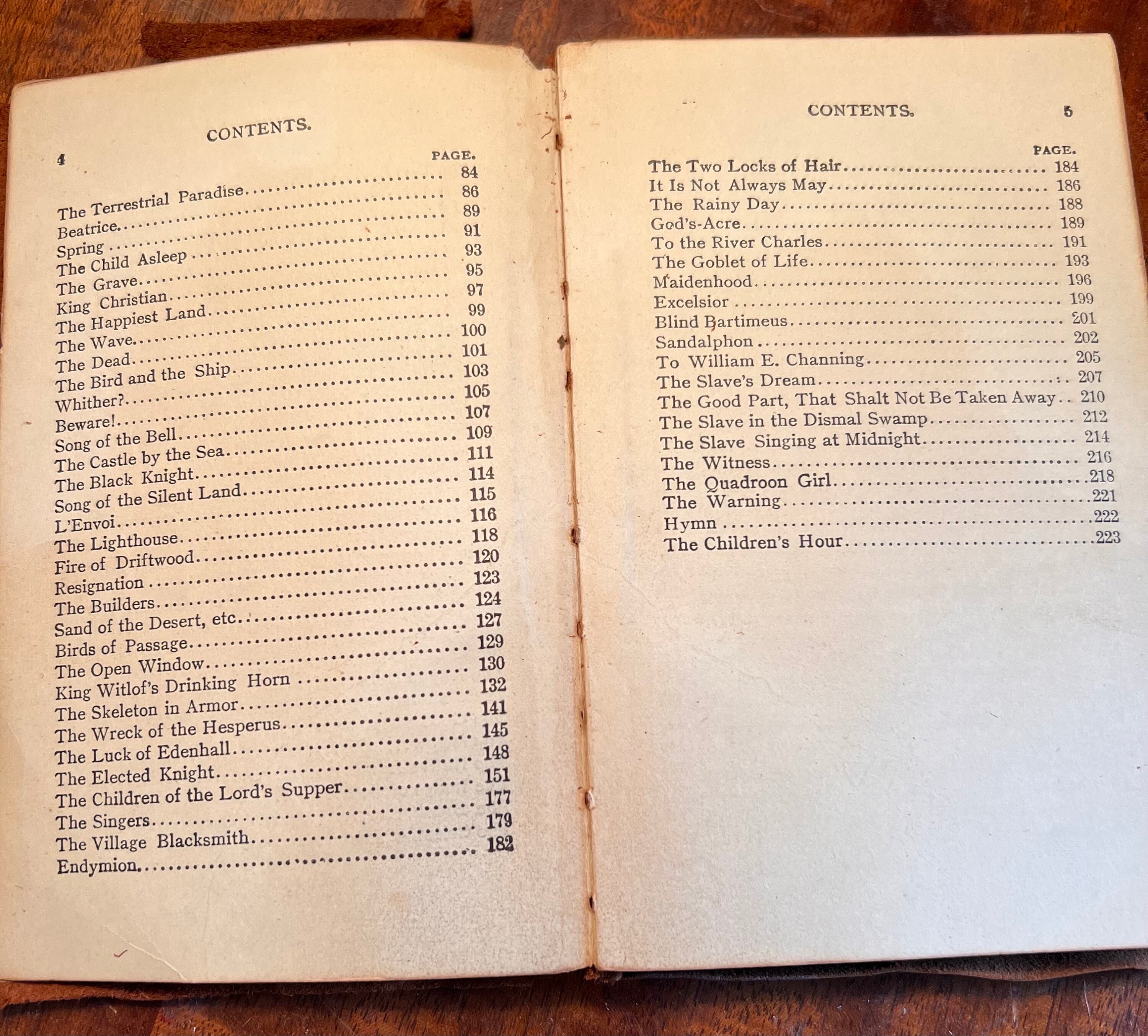 Antique Longfellow Poem Book - Etsy