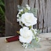 Mens White Shotgun Shell Boutonniere, Silk Grooms Flowers, Shotgun ...