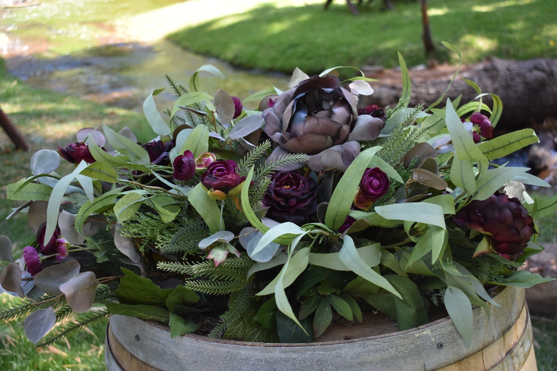 Whiskey Barrel Centerpiece Wedding Centerpiece Wedding - Etsy
