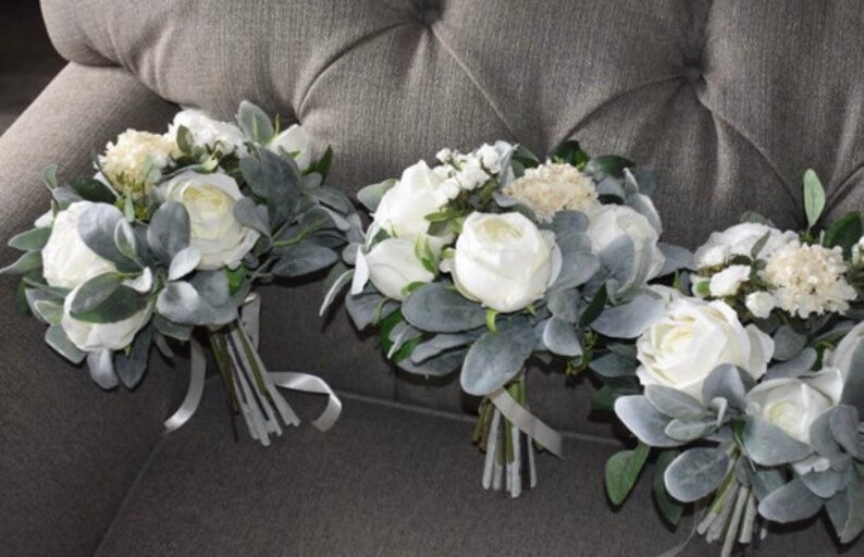 Ready To Ship Bridal Bouquet Silk Wedding Bouquetbrides Etsy