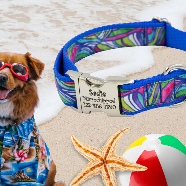 Beachy Dog Collar - Etsy