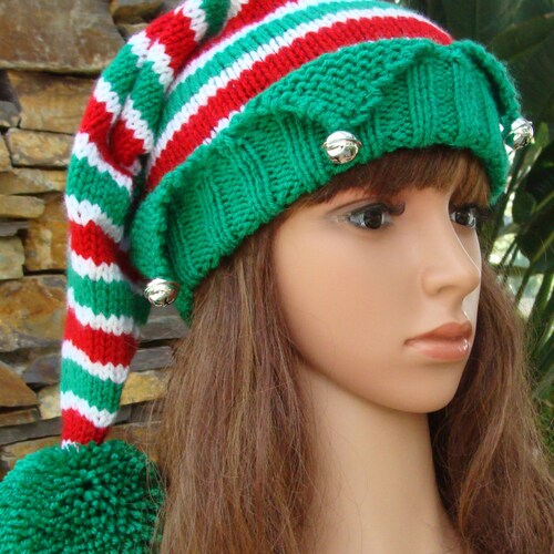 DIY Knitting PATTERN 150: Santa's Elf Knit Hat With - Etsy