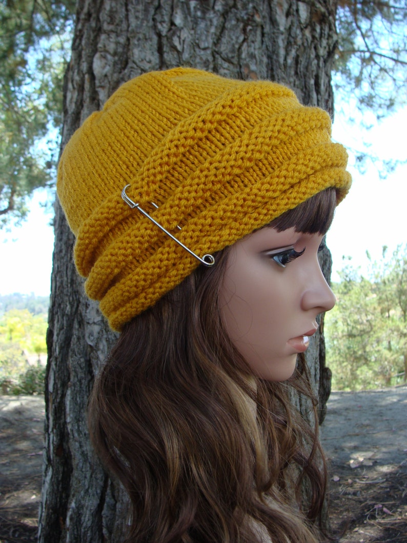 DIY - Knitting PATTERN #4: Womens Beehive Knit Hat Pattern, Fun and ...
