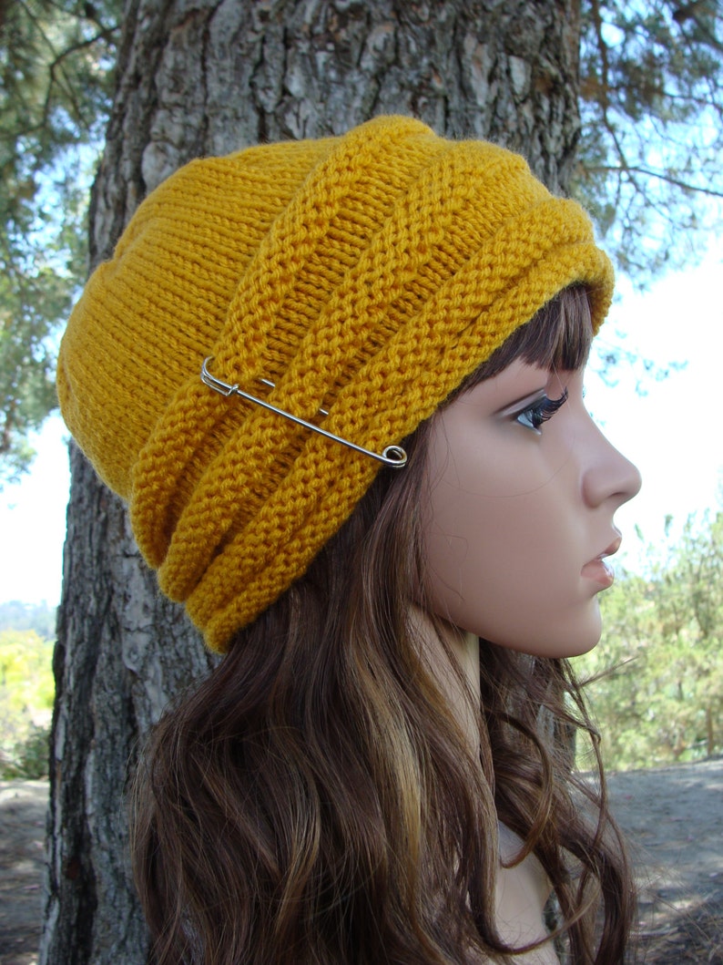 DIY - Knitting PATTERN #4: Womens Beehive Knit Hat Pattern, Fun and ...