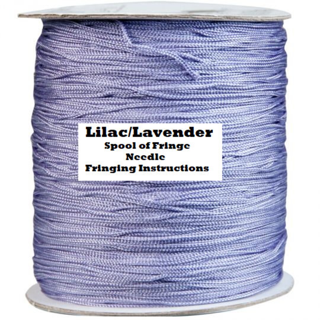 Lavender Spool of Fringe, Lilac Fringe, Native American Regalia ...