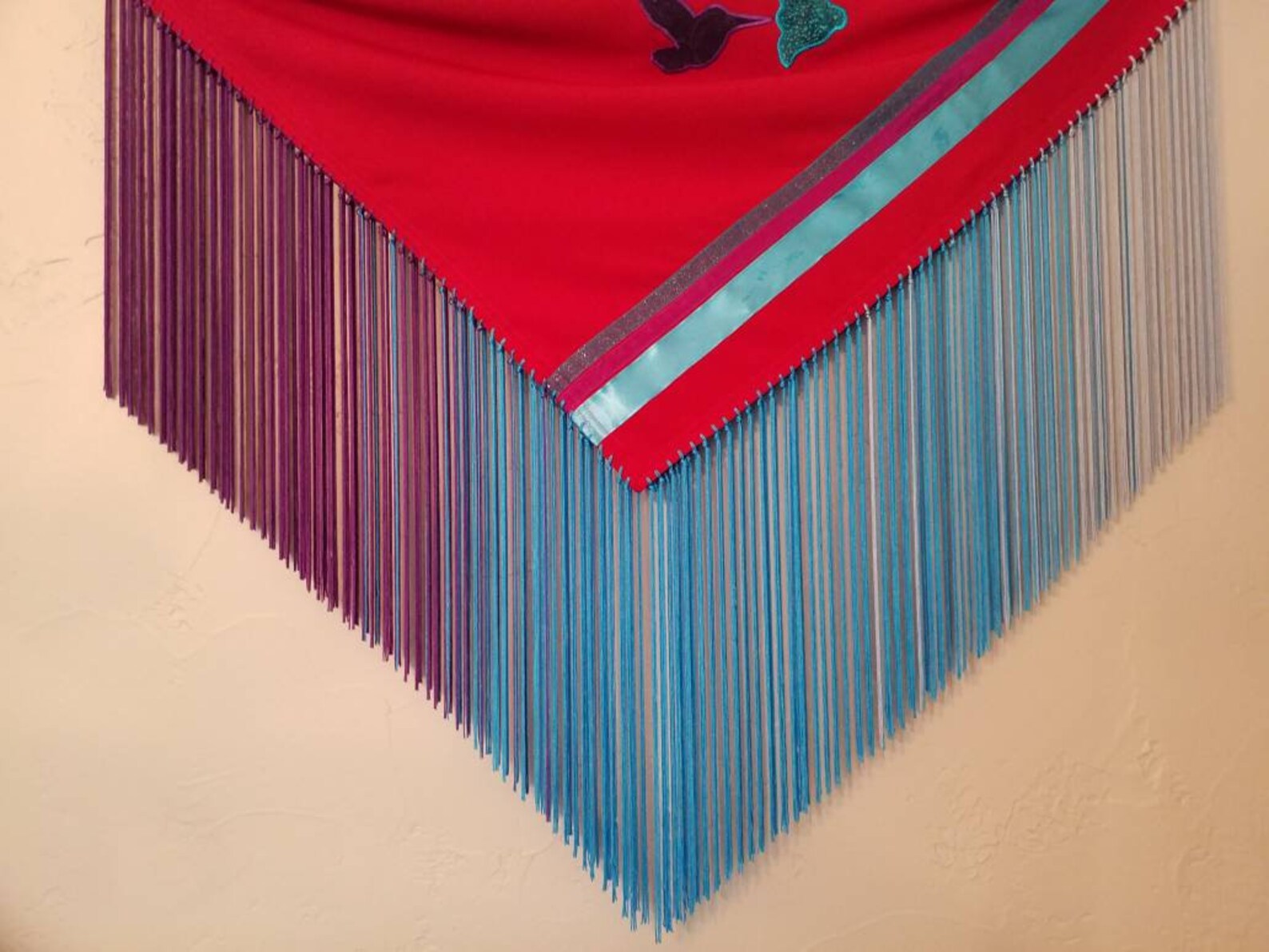 Adult Hummingbird Pow Wow Shawl Reversible - Etsy
